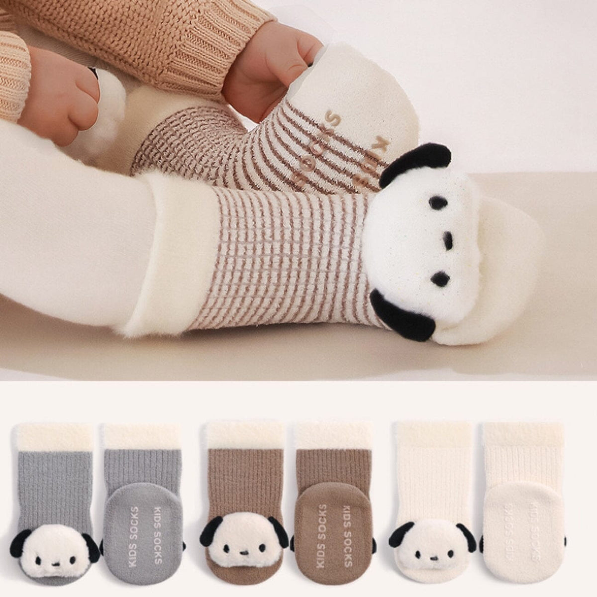 Puppy Cloud Plush Baby Walking Socks – Alex + Nova
