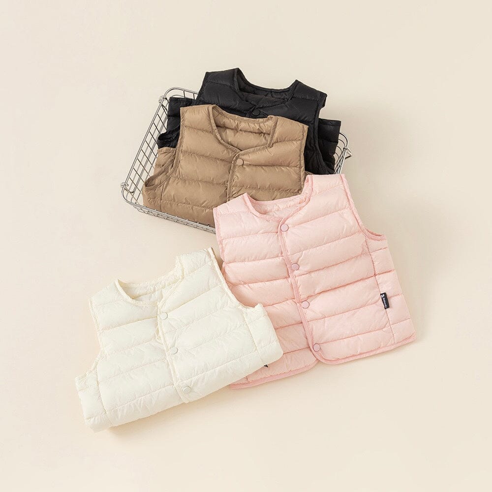 Solid Color Lightweight Puffer Vest – Alex + Nova