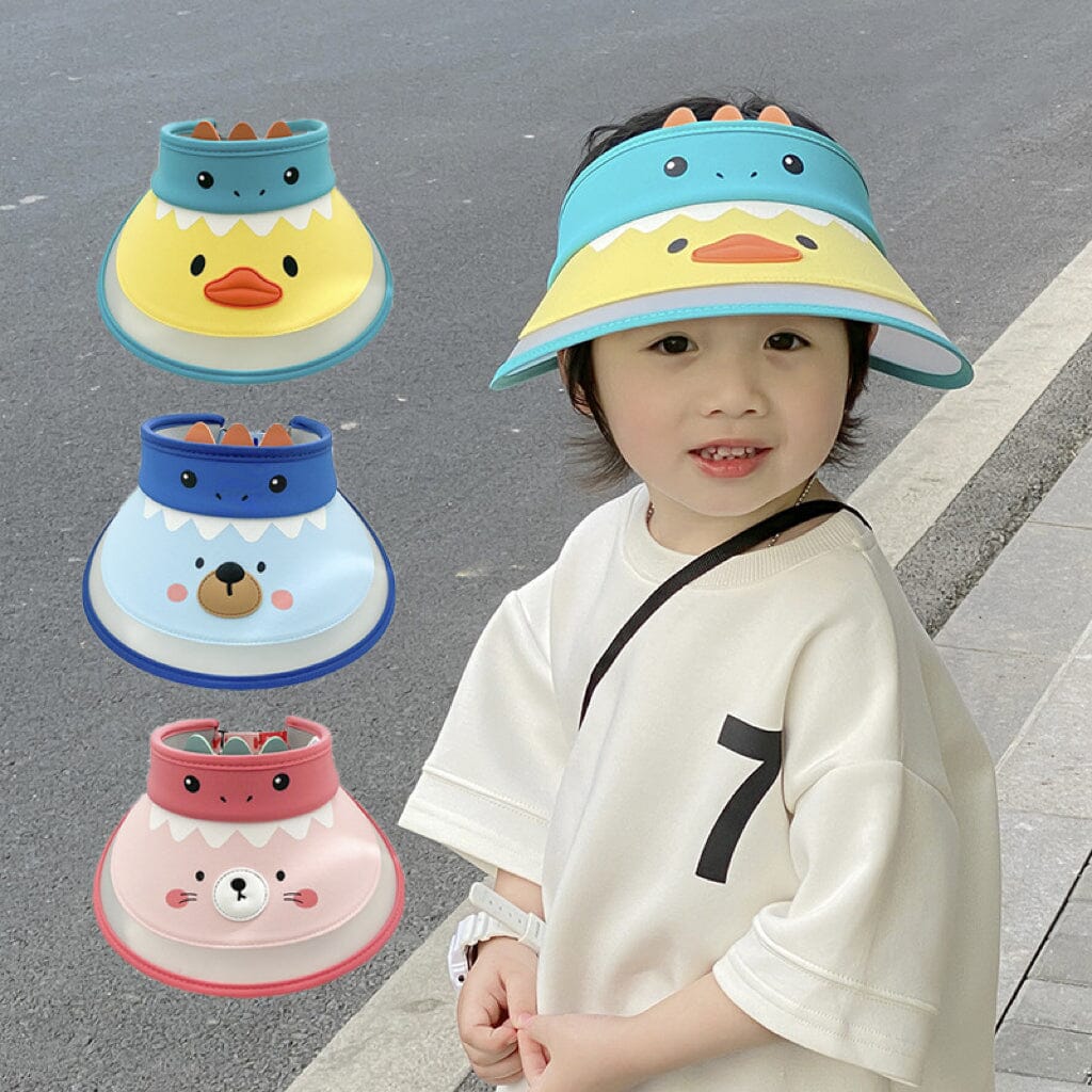 Animal Adjustable Portable Kids Sun Visor Hat – Alex + Nova