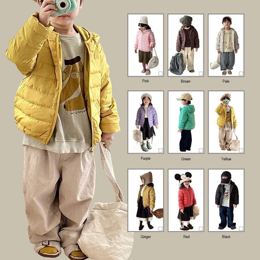 Basic Solid Color Ultra Light Down Jackets – Alex + Nova