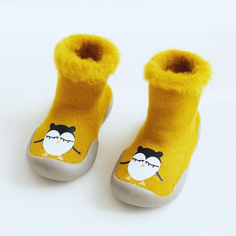 Cartoon Printed Winter Plush Booties – Alex + Nova