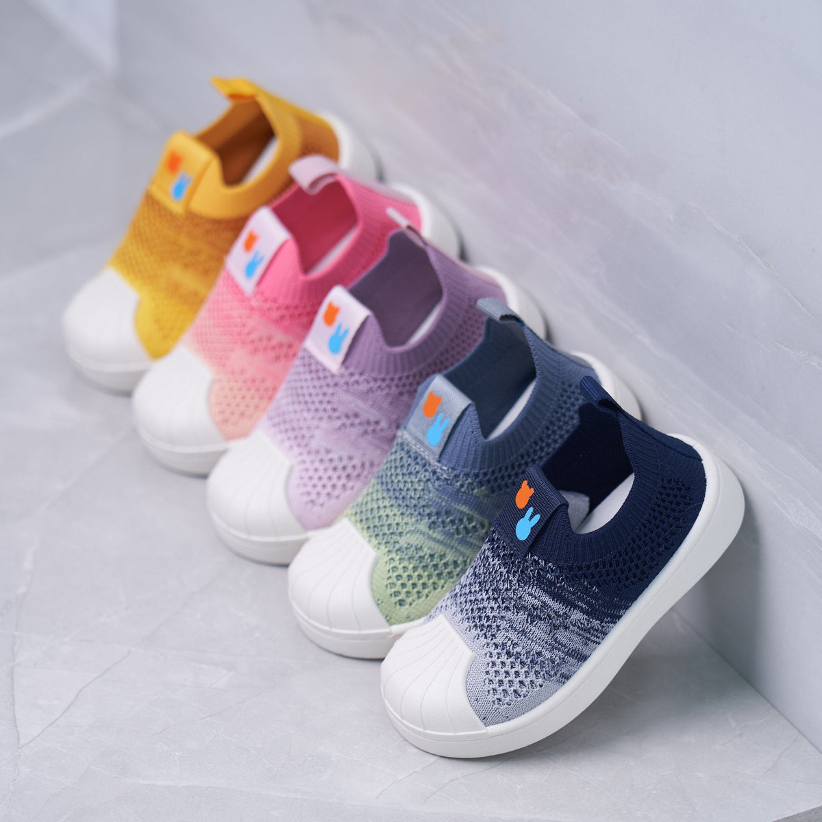 Gradient Color Kids Flyknit First Walker Shoes – Alex + Nova